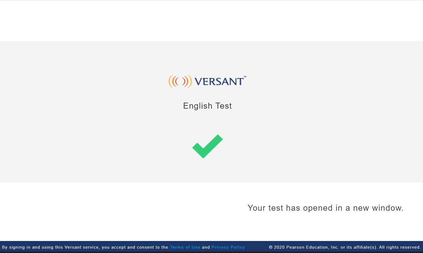 Base de Conhecimento - Pearson Versant Wizard